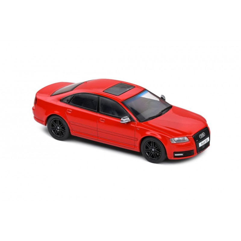 Audi A8 S8 D3 Blackline 2010 Red Solido S4313304 - Miniatures Autos Motos