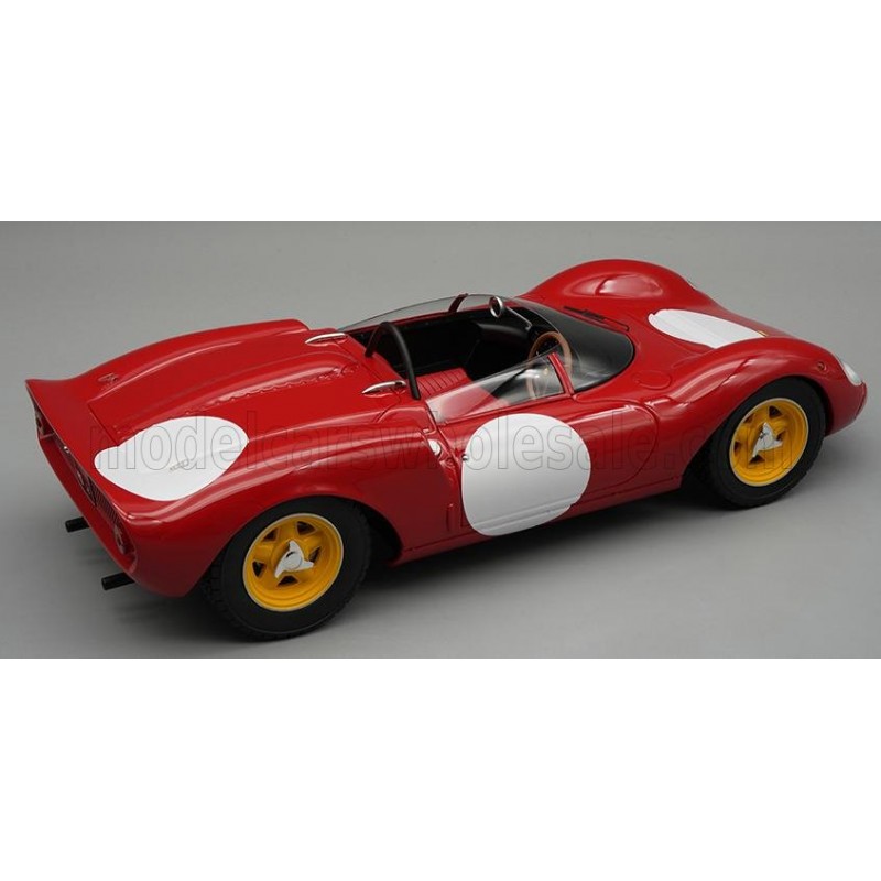 Ferrari 206SP Dino Spider Team Sefac Press version 1965 Red Tecnomodel ...