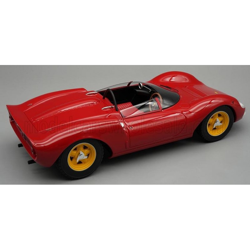 Ferrari 206SP Dino Spider Factory Press version 1965 Red Tecnomodel ...