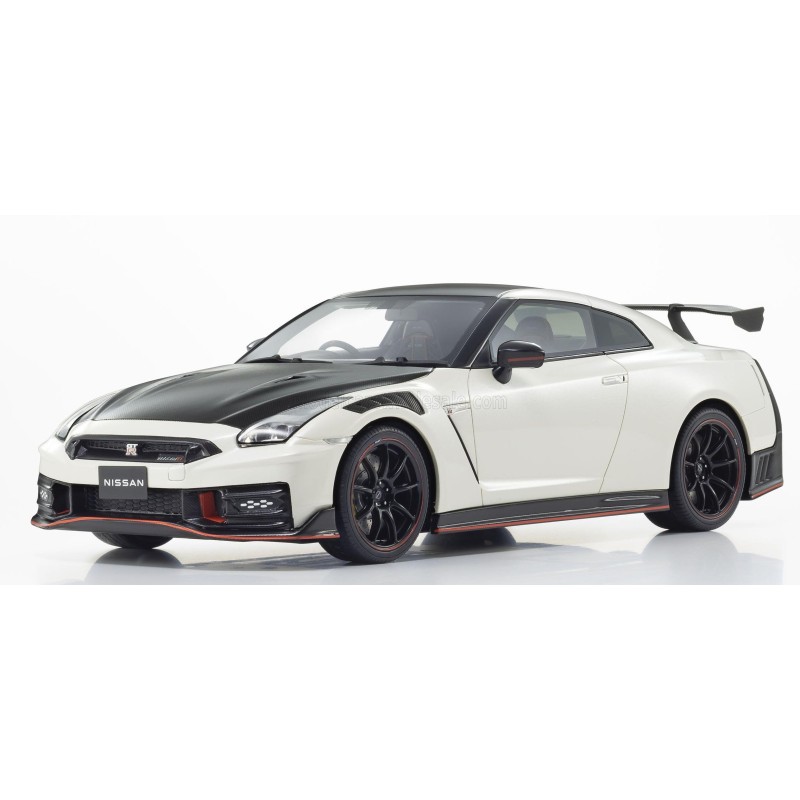 Nissan GT-R Nismo 2024 White Kyosho KSR18061W - Miniatures Autos Motos