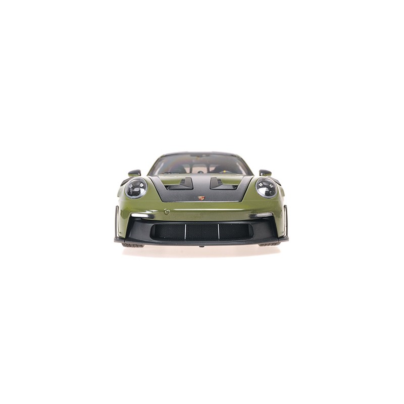 Porsche 911 992 GT3RS 2024 Nato Olive with Black Wheels Minichamps ...