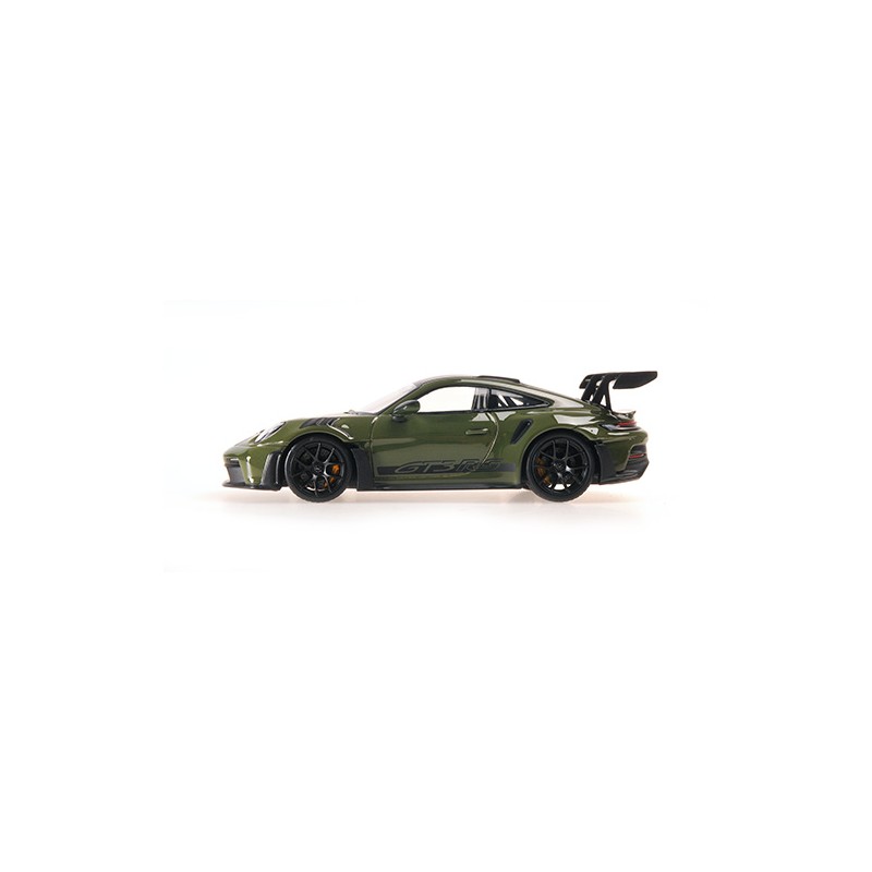 Porsche 911 992 GT3RS 2024 Nato Olive with Black Wheels Minichamps ...