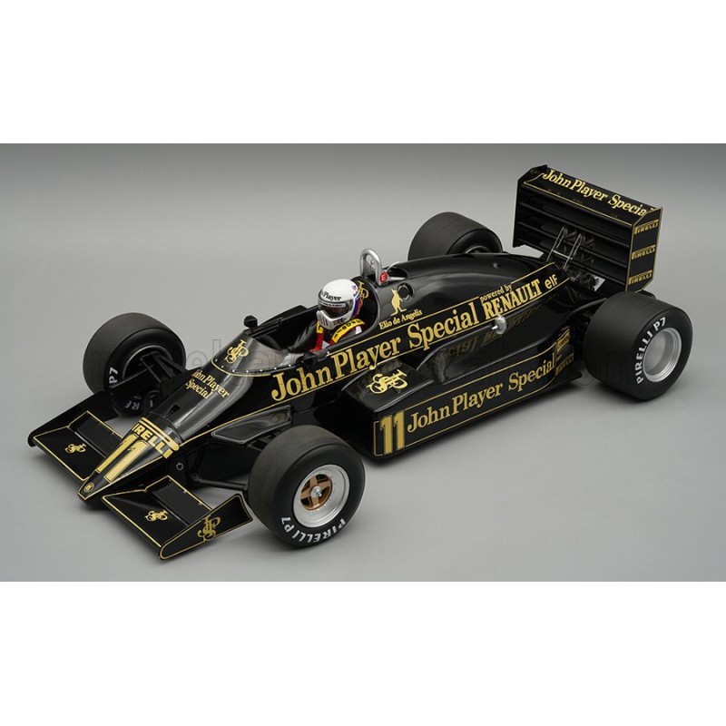 Lotus 94T with driver 11 Elio De Angelis F1 Europe 1983 Tecnomodel TMD18-400B - Miniatures Autos ...