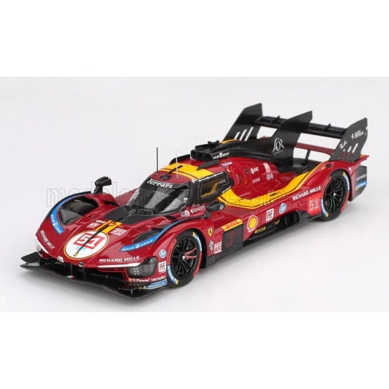 WEC Qatar 2025 Model Car - Ferrari 499P 51 - BBR BBRCS011 1/43