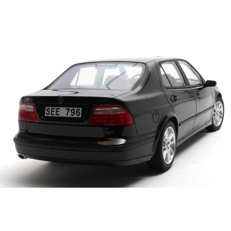 Saab 9-5 Turbo Aero Model Car 1998 Black - Cult Models CML198-2 1/18