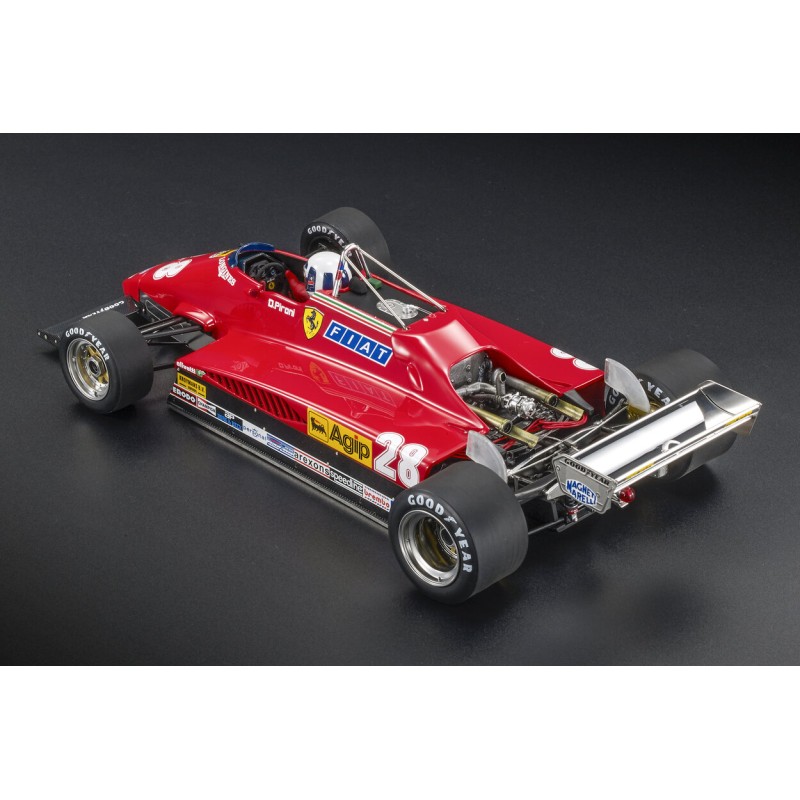 Ferrari 126C2 late version with driver 28 Didier Pironi F1 Pays Bas ...