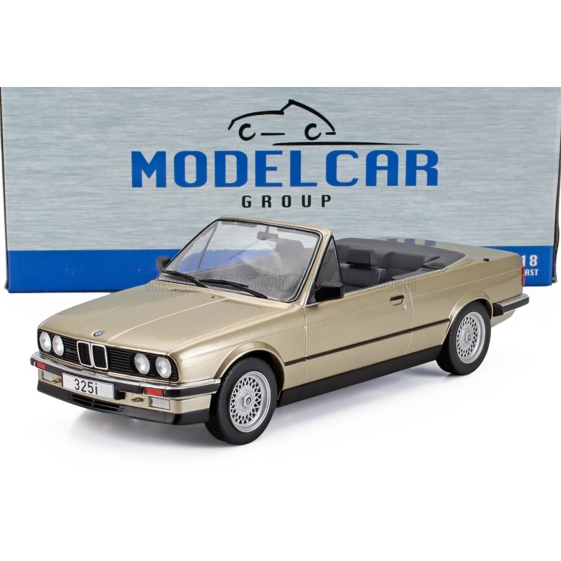 BMW 325i E30 Cabriolet 1985 Beige MCG MCG18544 - Miniatures Autos Motos