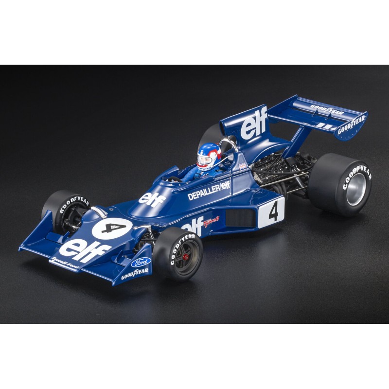 Tyrrell Ford 007 with driver 4 Patrick Depailler F1 2nd Suède 1974 GP Replicas GP145BWD ...