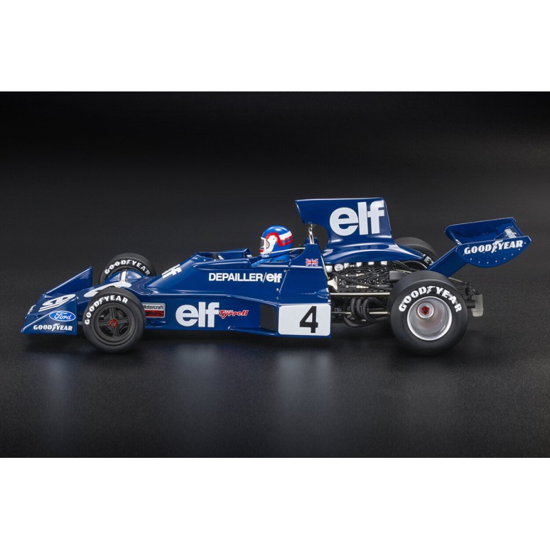 Tyrrell Ford 007 with driver 4 Patrick Depailler F1 2nd Suède 1974 GP Replicas GP145BWD ...
