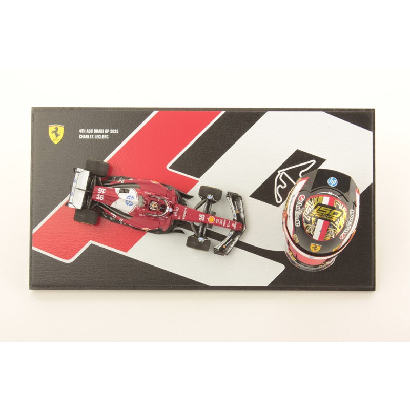 Charles Leclerc 2025 F1 - Ferrari Abu Dhabi - Looksmart LSSET02 1/43