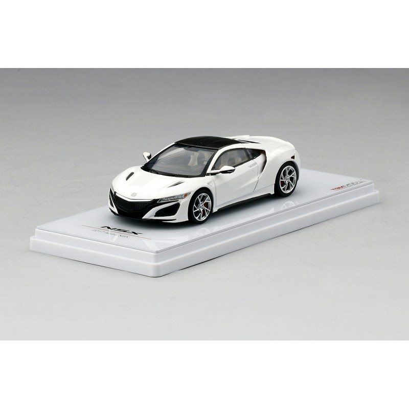 Acura NSX 130R Whire LHD 2017 Truescale TSM164385 - Miniatures Autos Motos