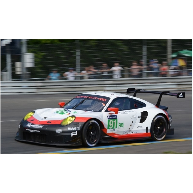 Porsche 911 RSR 91 24 Heures du Mans 2017 Spark S5833 - Miniatures Autos Motos