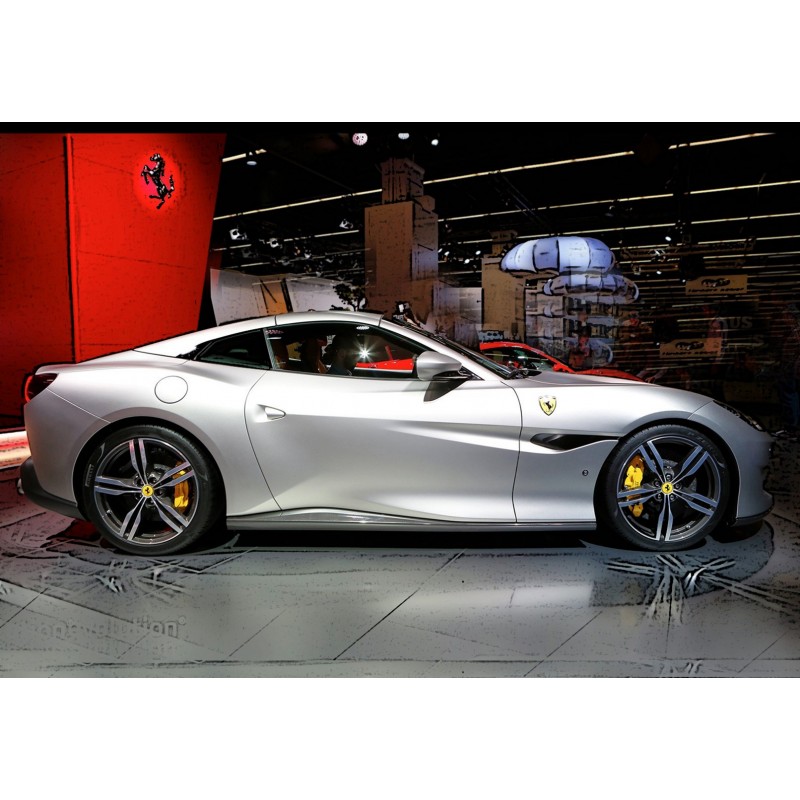 Ferrari Portofino Closed Roof Matt Alluminium 2017 BBR BBRP18157B ...