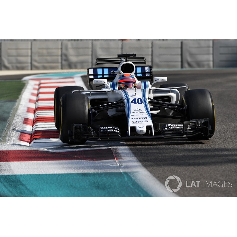 Williams Mercedes FW40 40 F1 Abu Dhabi Testing 2017 Robert Kubica ...