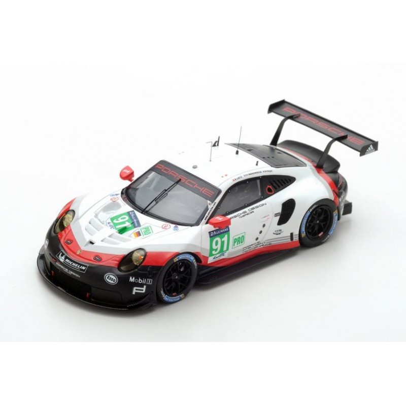 Porsche 911 RSR 91 24 Heures du Mans 2017 Spark S5833 - Miniatures Autos Motos