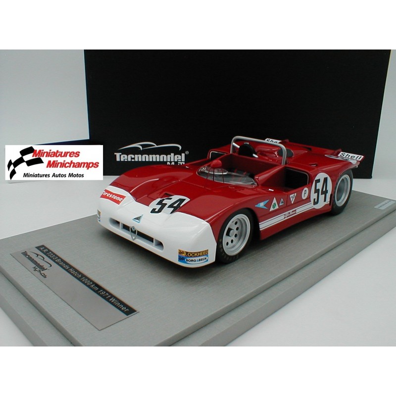 Alfa Romeo T33/3 54 Winner 1000 Km de Brands Hatch 1971 Tecnomodel ...