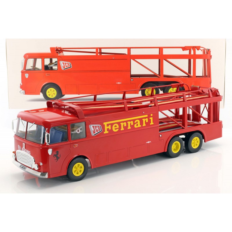 Transporter Fiat Bartoletti 306/2 Ferrari JCB 1963 Norev 187701 ...