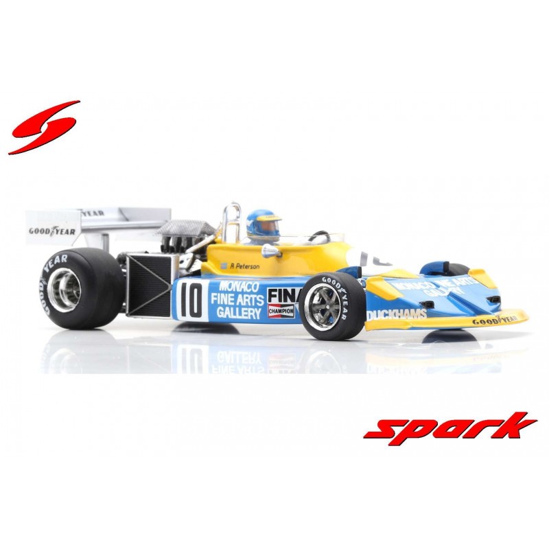 March 761 10 F1 Monaco 1976 Ronnie Peterson Spark S5370 - Miniatures Autos Motos
