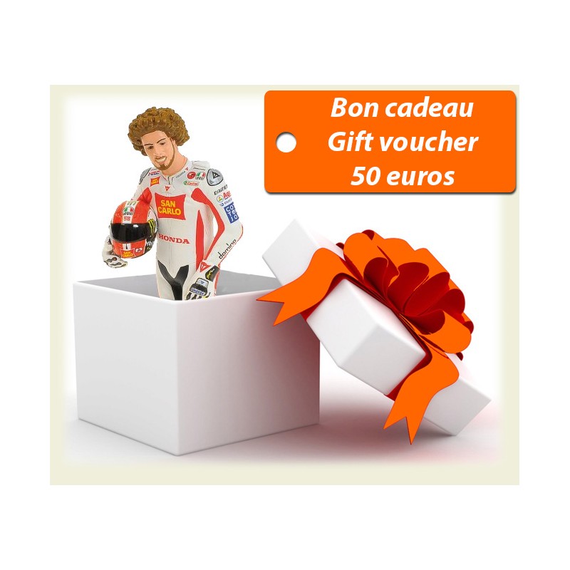 Gift coupon 50 euros - Miniatures Autos Motos