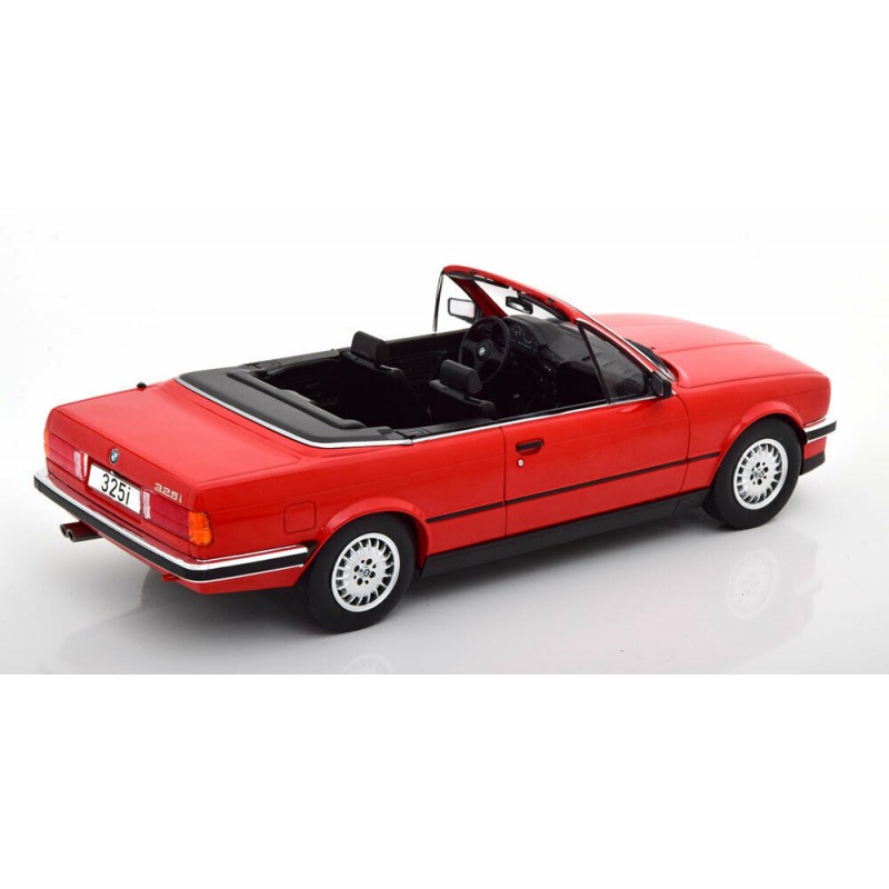 BMW 3rd E30 Convertible 1985 Red MCG MCG18151 - Miniatures Autos Motos