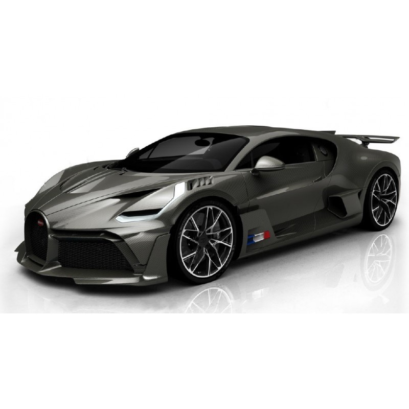 Bugatti Divo Black Carbon Glossy Looksmart LS497G - Miniatures Autos Motos