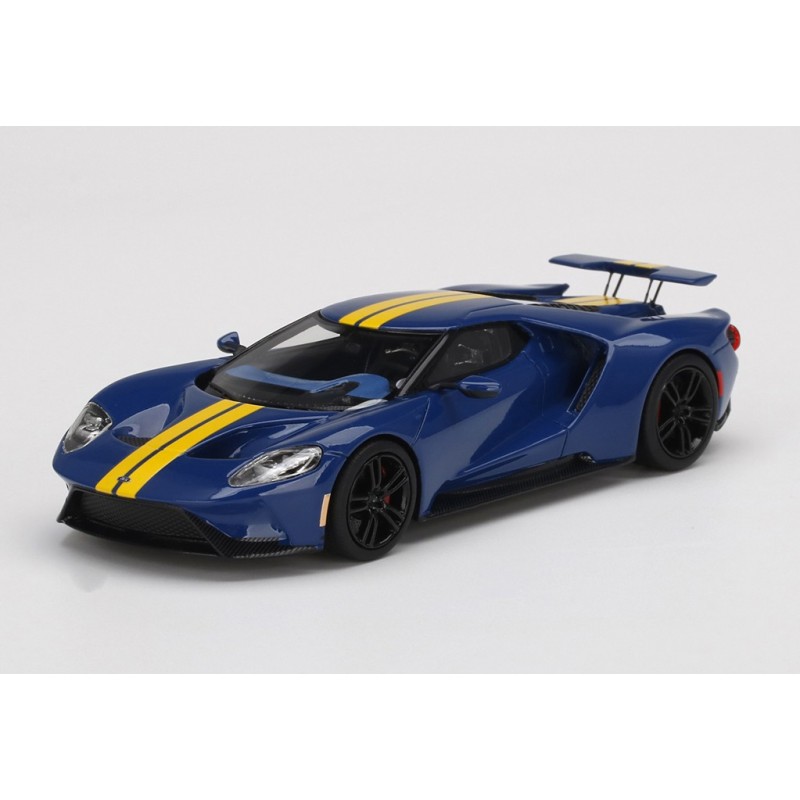 Ford GT Sunoco Blue with Yellow stripe Truescale TSM430524 - Miniatures ...