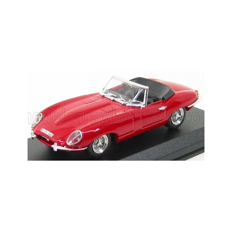 Jaguar E-Type Spider 1961 Red Best Model 9027/R2 - Miniatures Autos Motos