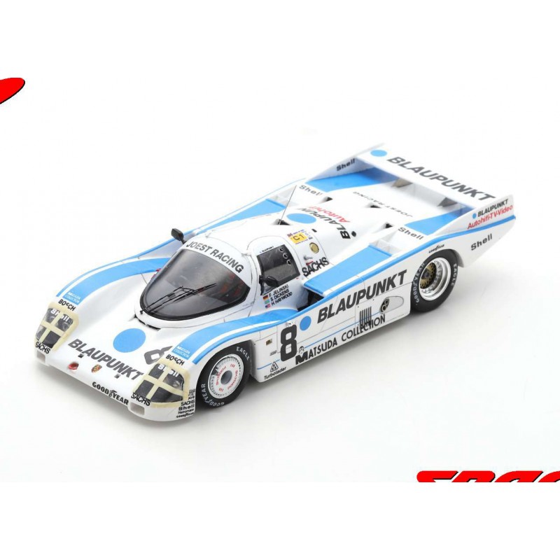 Porsche 962C 8 24 Heures du Mans 1987 Spark S9872 - Miniatures Autos Motos