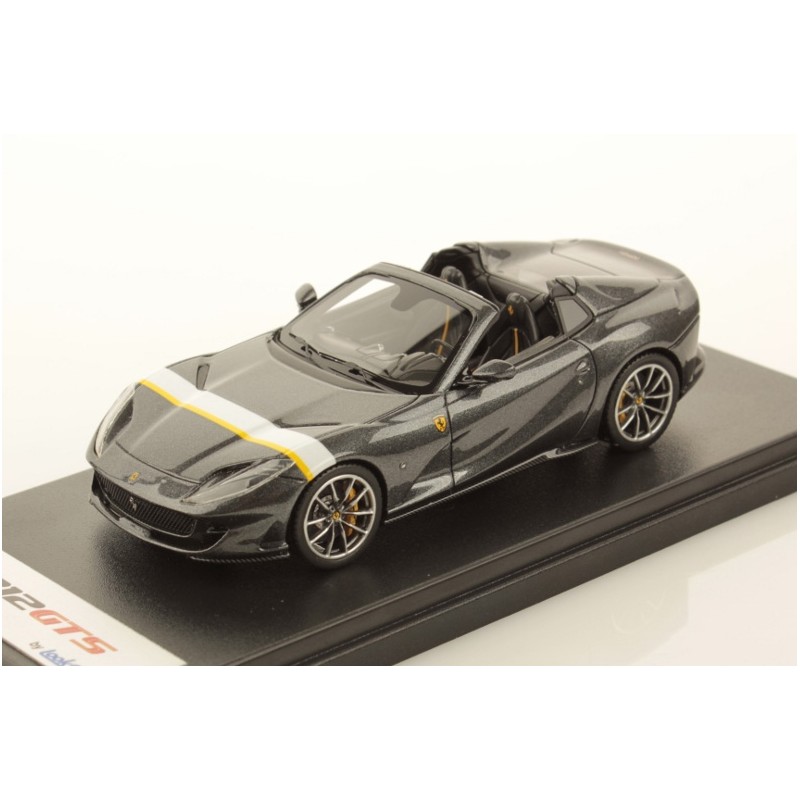 Ferrari 812 GTS Grigio Silverstone with White Yellow livery Looksmart ...