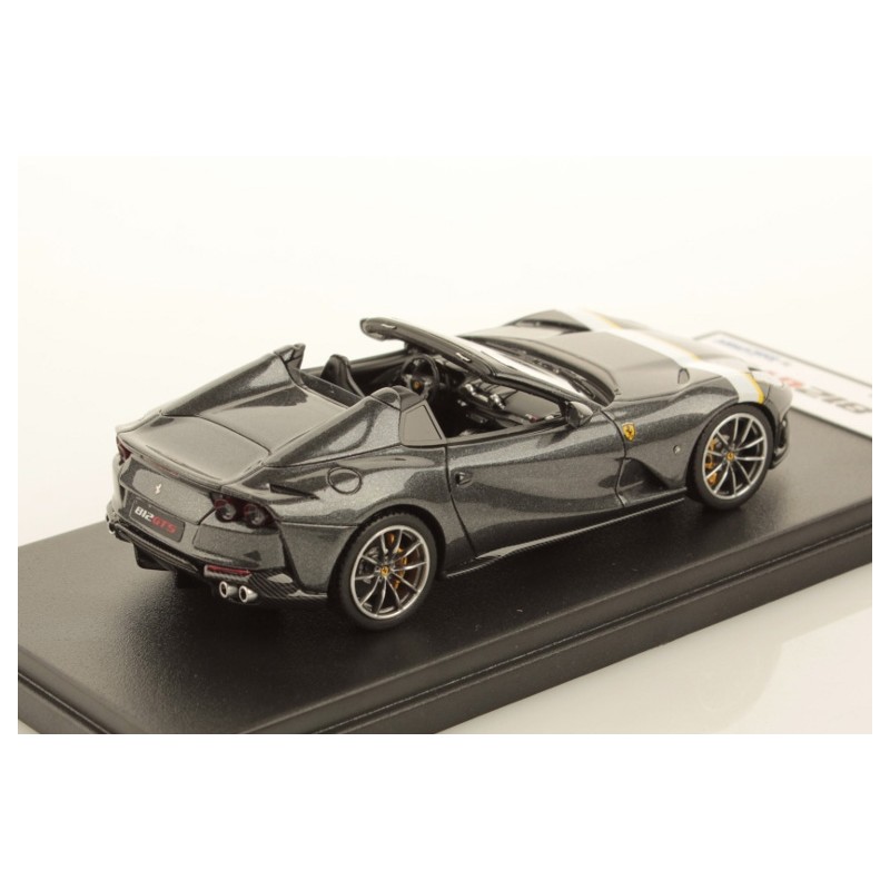 Ferrari 812 GTS Grigio Silverstone with White Yellow livery Looksmart ...