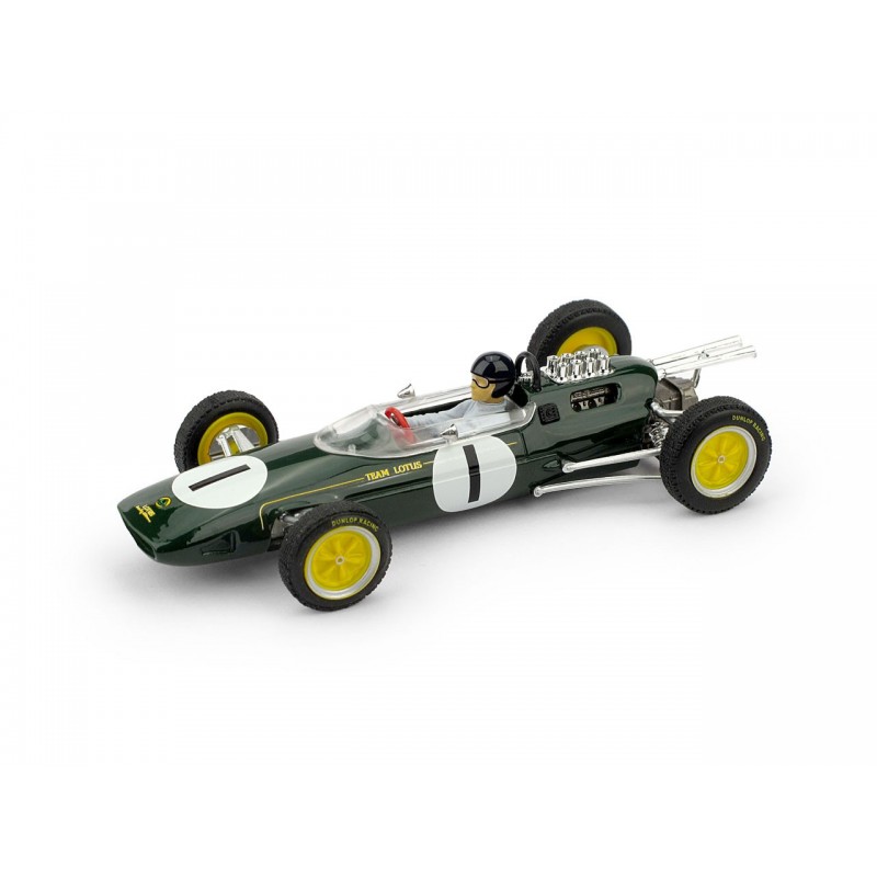 Lotus 25 with Driver 1 F1 Winner World Champion Grand Prix de Belgique ...