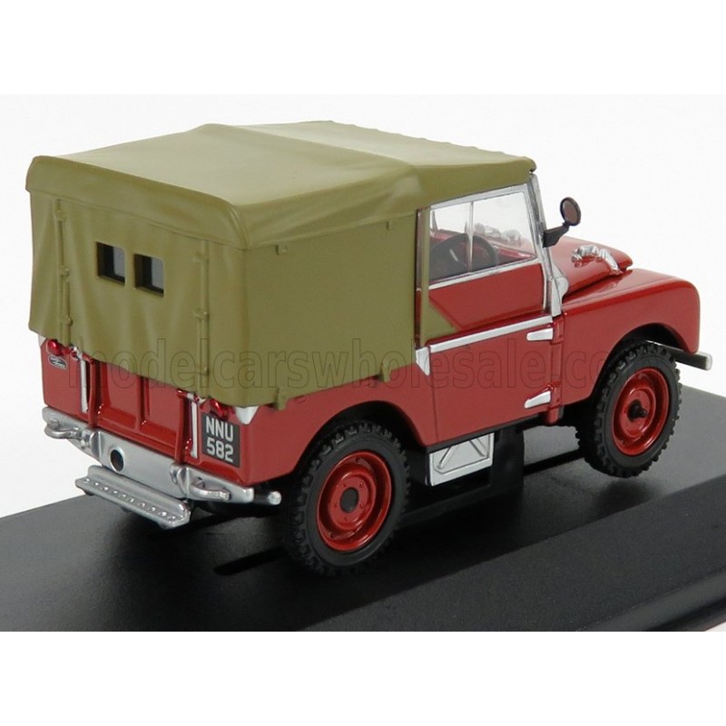 Land Rover Series 1 80inch RHD Red Vanguards VANVA11118 - Miniatures ...