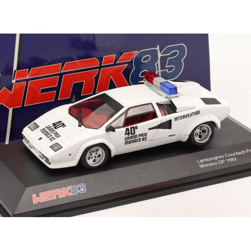 Lamborghini Countach Safety Car Formule 1 Monaco 1982 Minichamps ...