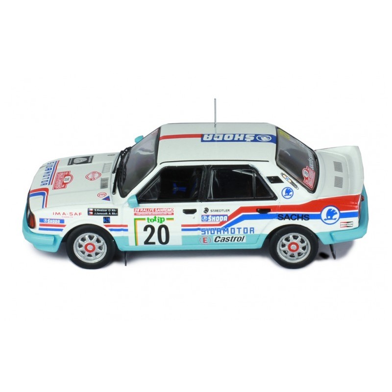 Skoda 130 LR 20 Rallye Sanremo 1986 S. Kvaizar - J. Janecek IXO RAC337 ...