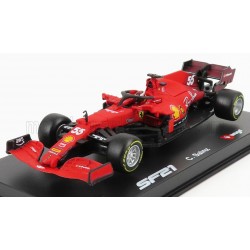 Ferrari SF21 with driver 55 F1 2021 Carlos Sainz Jr Bburago BBU18 ...