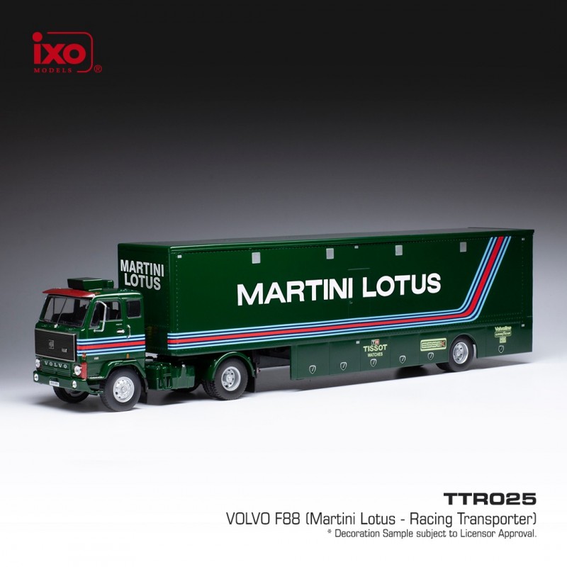 Volvo F88 Race transporter Martini Lotus Racing F1 IXO TTR025 ...