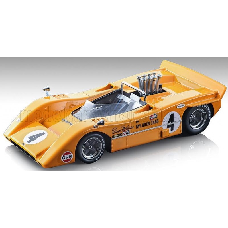 McLaren M8A 4 Winner Can-Am Riverside 1968 Bruce McLaren Tecnomodel TM18-252A - Miniatures Autos ...