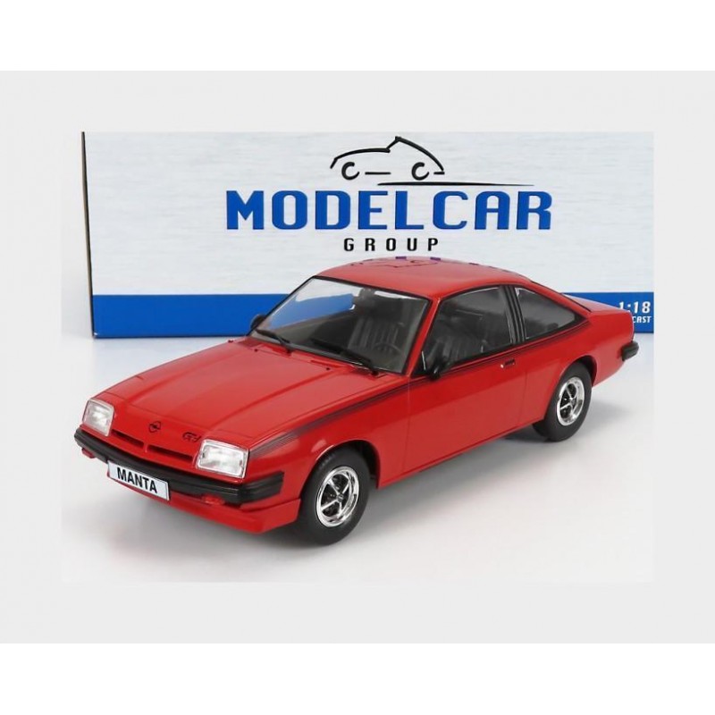 Opel Manta GTJ 1980 Red MCG MCG18257 - Miniatures Autos Motos