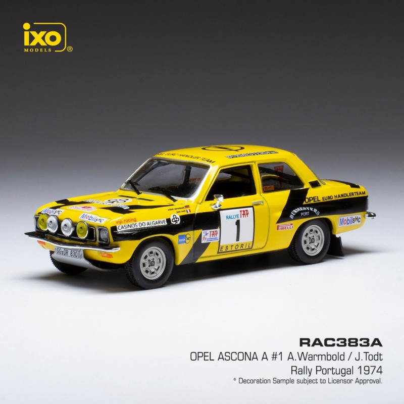 Opel Ascona A 1 Rallye du Portugal 1974 Warmbold - Todt IXO RAC383A ...