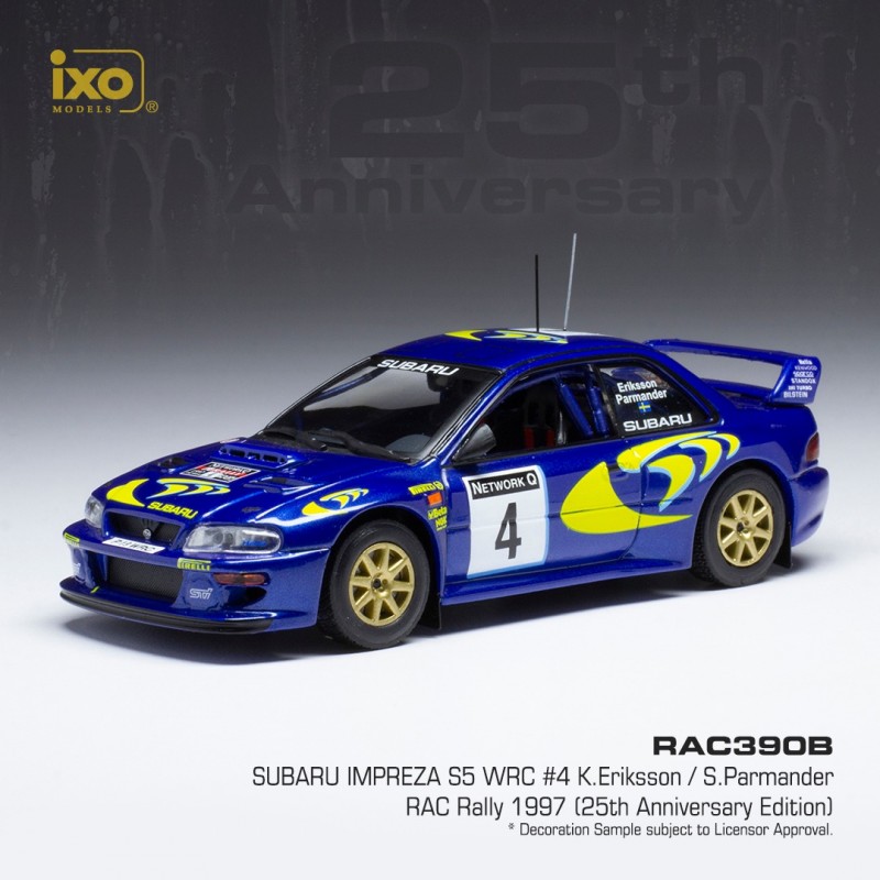 Subaru Impreza S5 WRC 4 RAC Rally 1997 Eriksson - Parmander 25th RAC ...