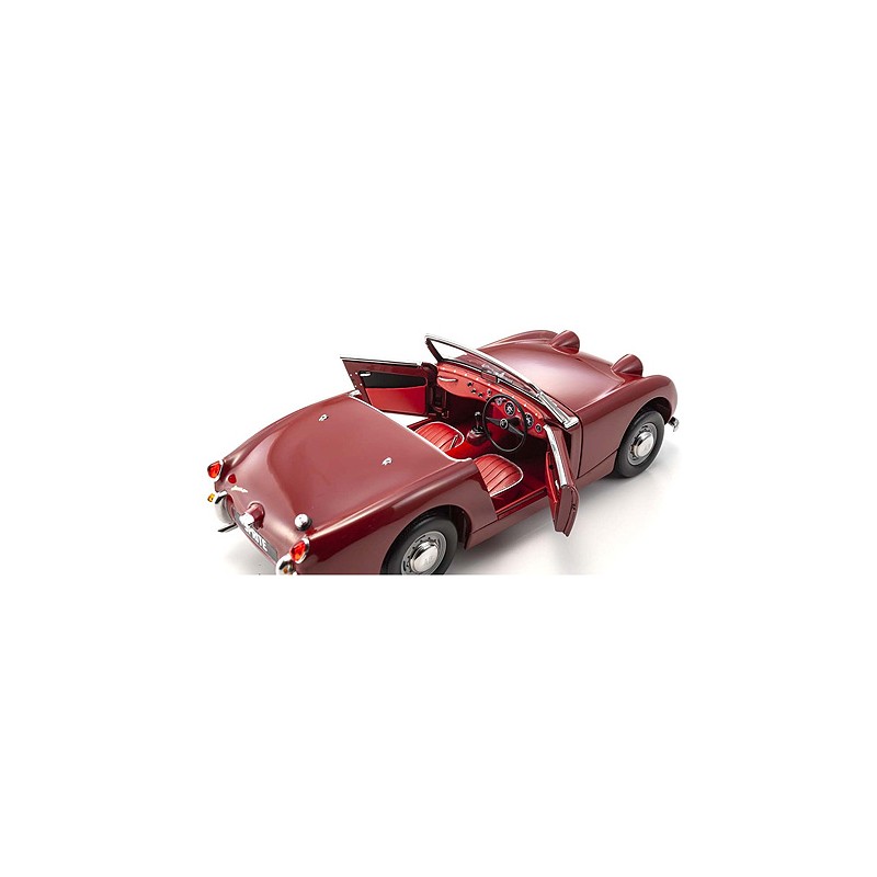 Austin Healey Sprite open 1958 Cherry Red Kyosho 08953R - Miniatures ...
