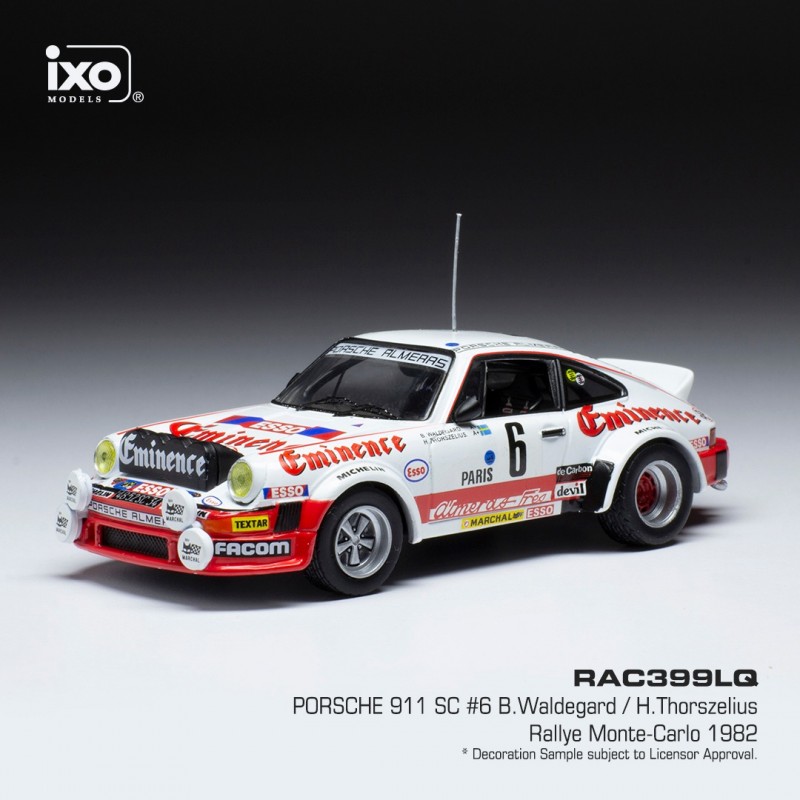 Porsche 911 SC 6 Rallye Monte Carlo 1982 Waldegard - Thorszelius IXO ...