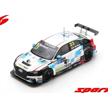 Audi RS3 LMS 23 7ème WTCR Macau 2018 Nathanael Berthon Spark SA206 ...