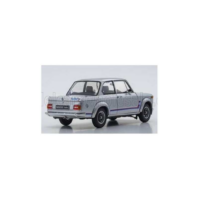 BMW 2002 Turbo 1974 Silver Kyosho 08544S - Miniatures Autos Motos
