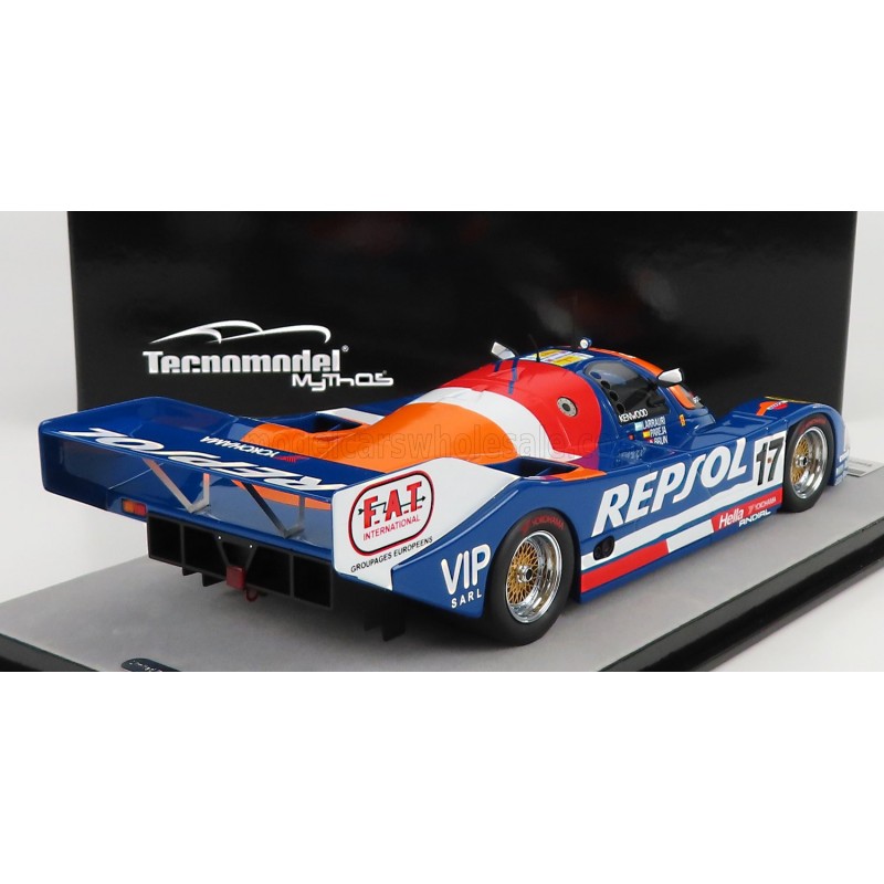 Porsche 962C Repsol 17 10ème 24 Heures du Mans 1991 Tecnomodel TM18-271B - Miniatures Autos Motos
