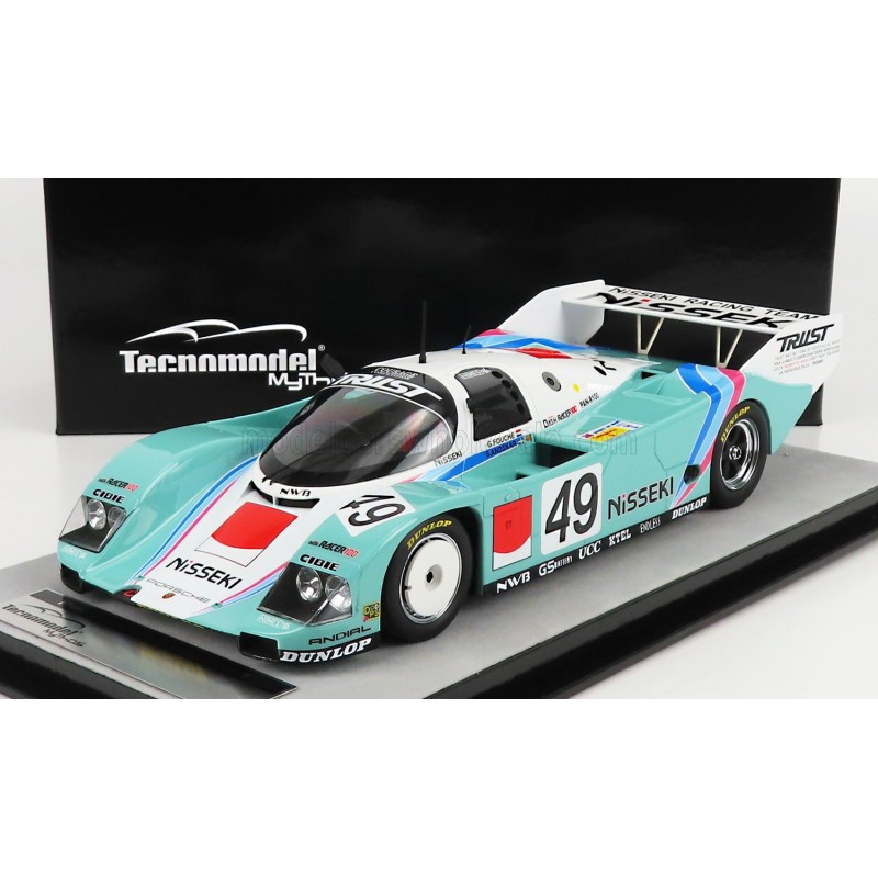 Porsche 962C Nisseki 49 24 Heures du Mans 1991 Tecnomodel TM18-271C - Miniatures Autos Motos