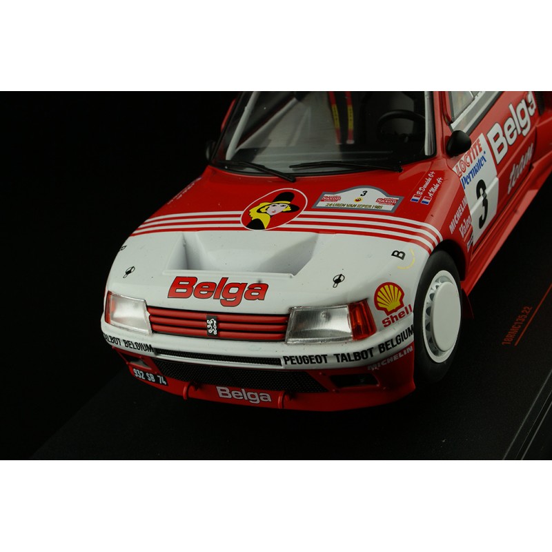 Peugeot 205 T16 3 Rallye d'Ypres 1985 Darniche - Mahe IXO 18RMC135 ...