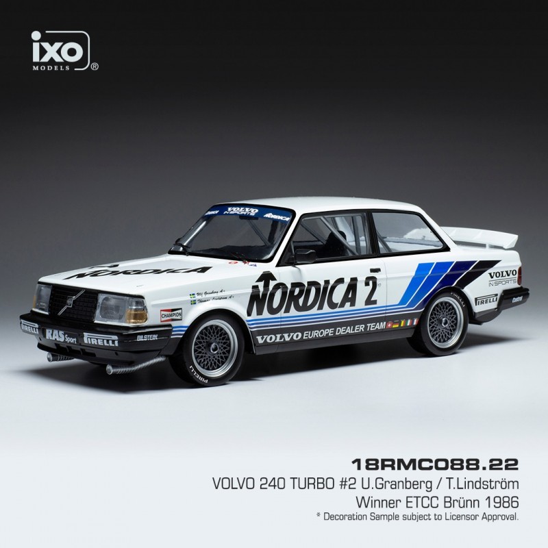 Volvo 240 Turbo 2 ETCC 1986 Granberg - Lindstrom IXO 18RMC088 ...