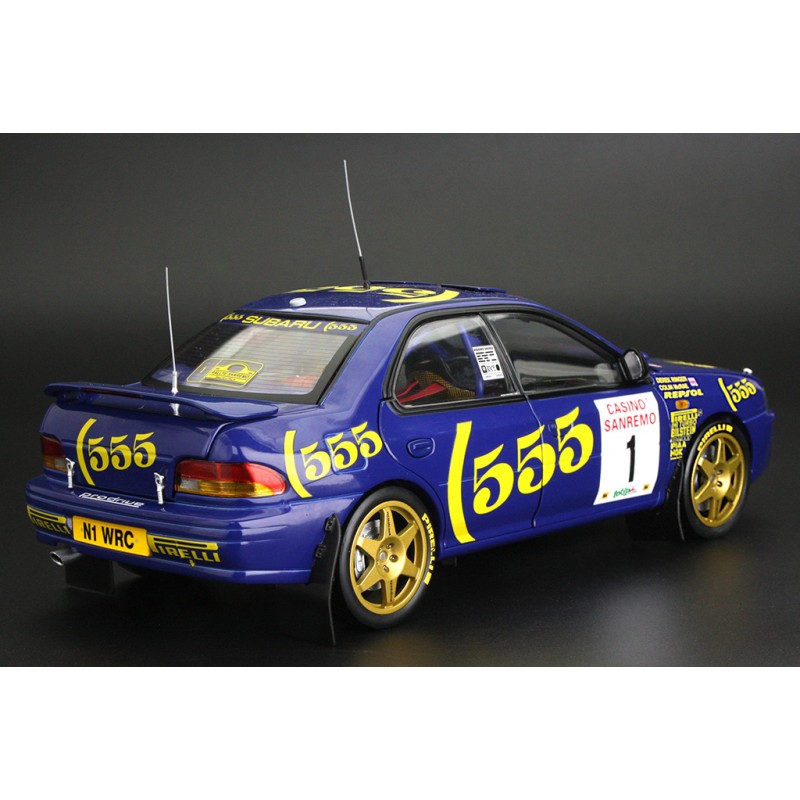 Subaru Impreza 555 1 Rallye San Remo 1996 C.McRae - D.Ringer Sunstar SUN5524 - Miniatures Autos ...