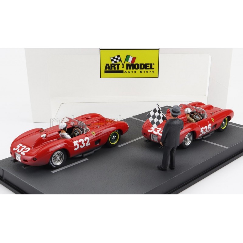 Ferrari diorama set Ferrari 315S Spider Mille Miglia 1957 Taruffi - Von ...